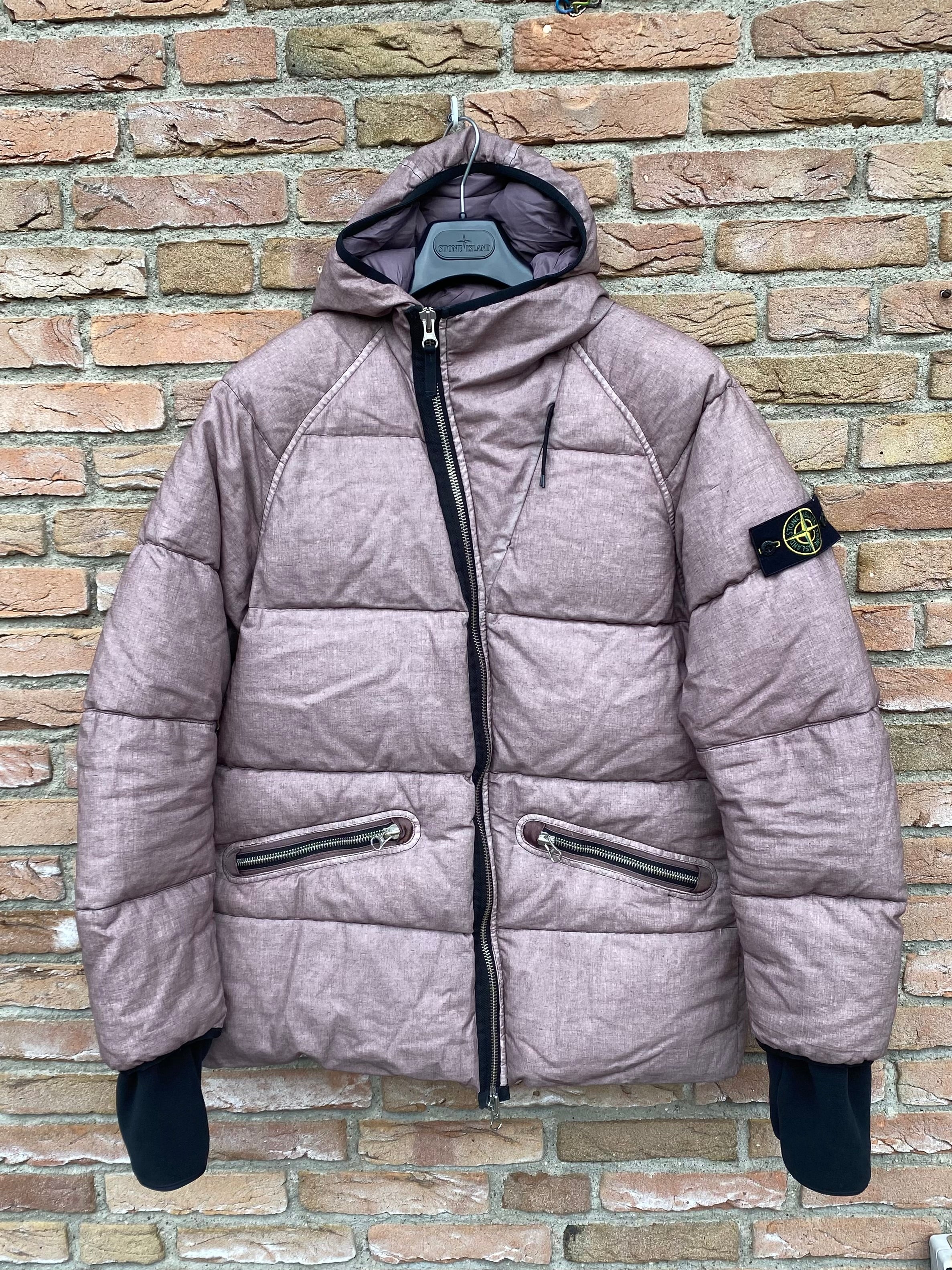 Stone Island Lino Resinato Daunenjacke - L – ebding